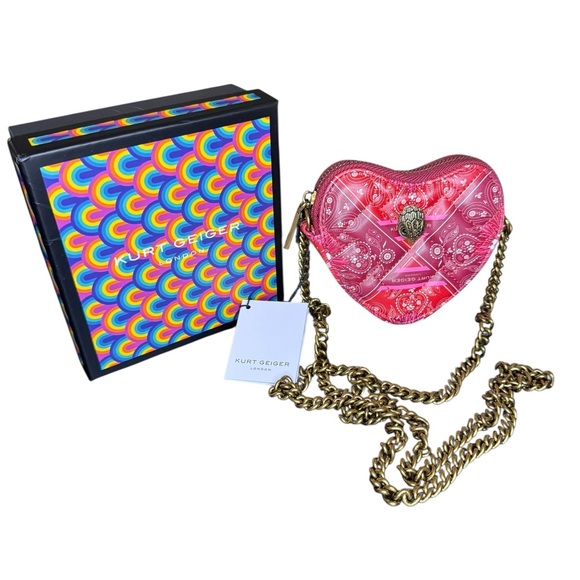 Kurt Geiger | Bags | Kurt Geiger Micro Heart Crossbody Bag | Poshmark